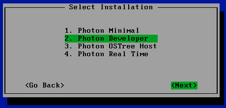 Use Photon OS for your master and worker nodes